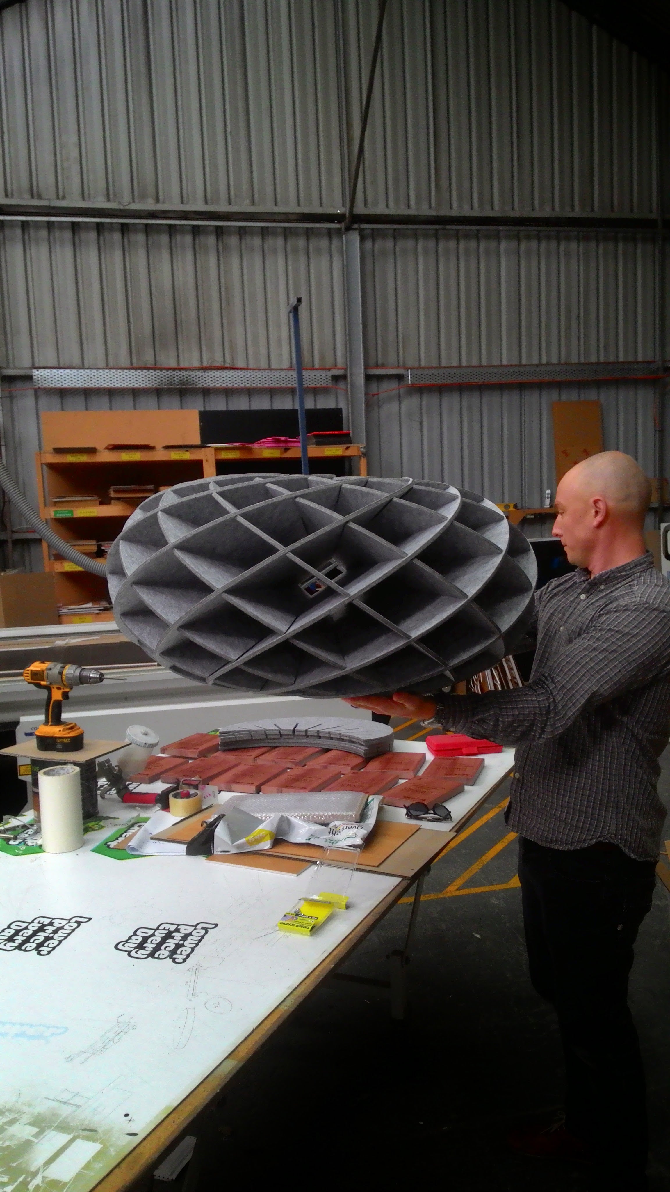 EchoNexus™ with TasAcoustics™ Suspended Acoustic Ceiling Baffle and Lu ...